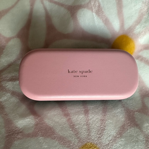kate spade | Accessories | Kate Spade Blush Pink Eyeglasses Holder ...